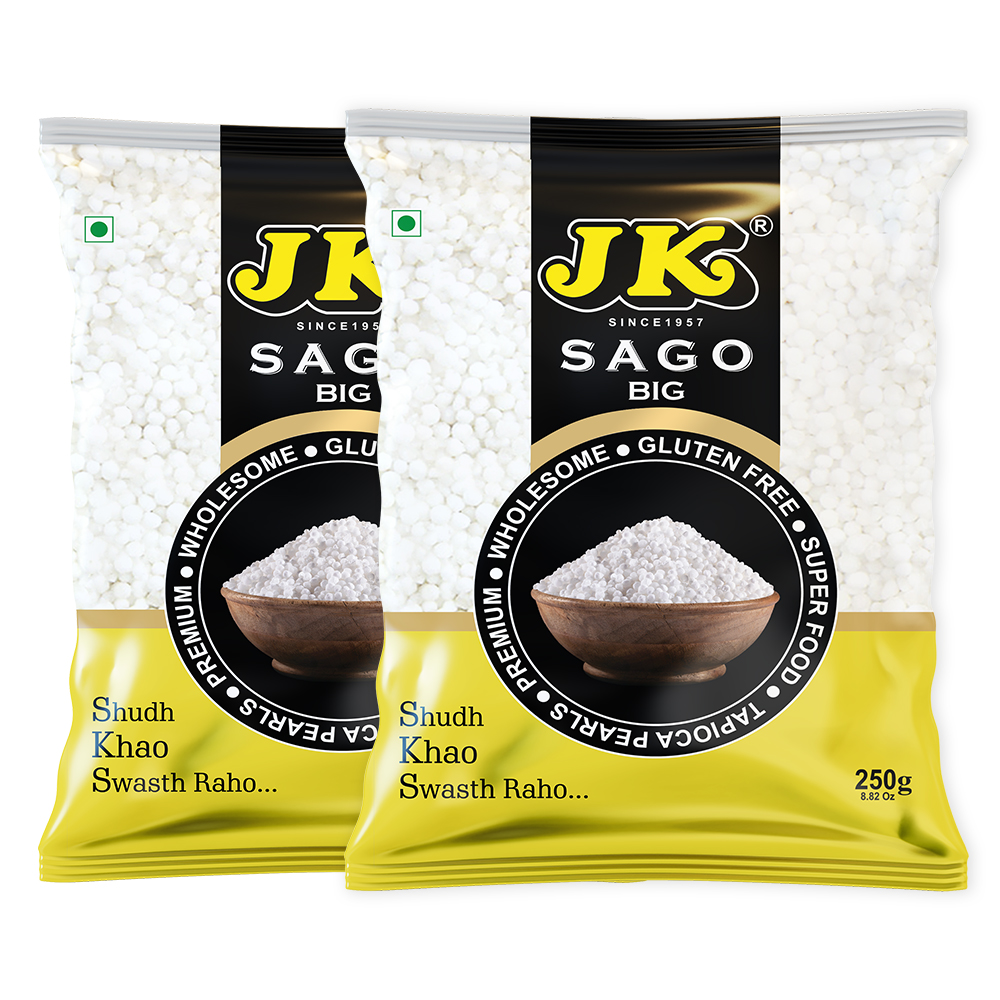 JK Sabudana Big 250g (Pack of 2)