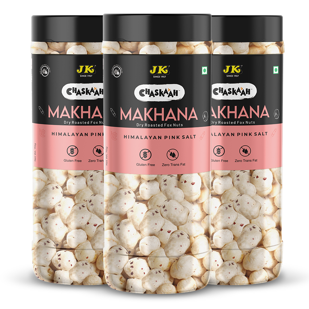 Chaskaah Himalaya Pink Salt Makhana (Pack of 3)