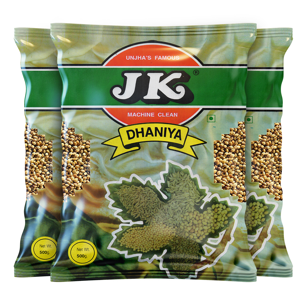 JK Dhaniya Whole 500g (Pack of 3)