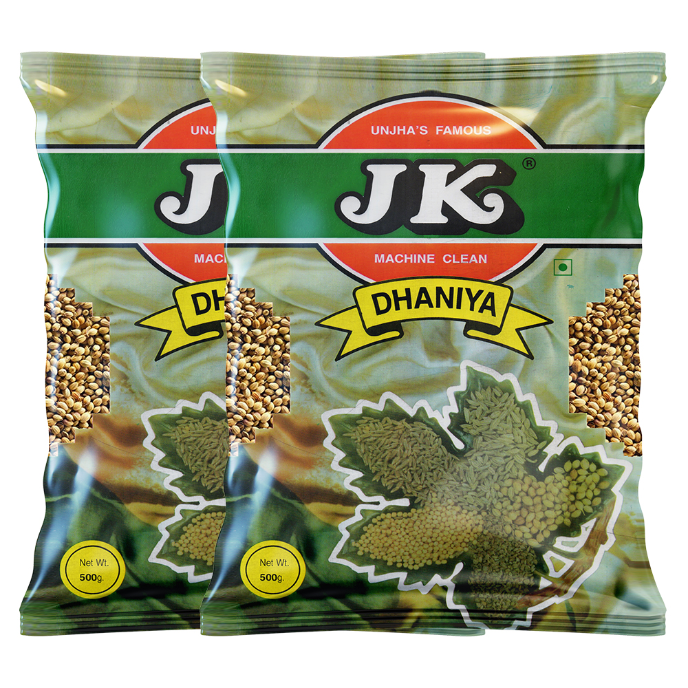 JK Dhaniya Whole 500g (Pack of 2)
