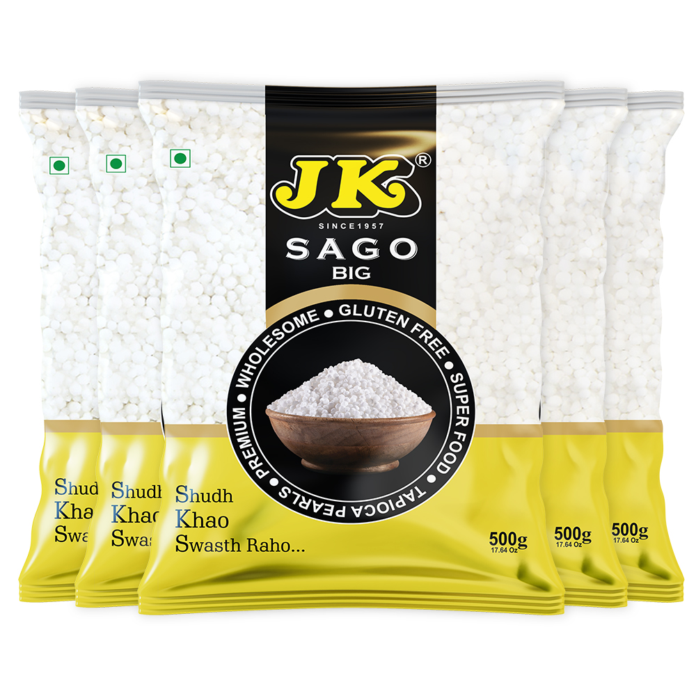 JK Sabudana Big 500g (Pack of 5)